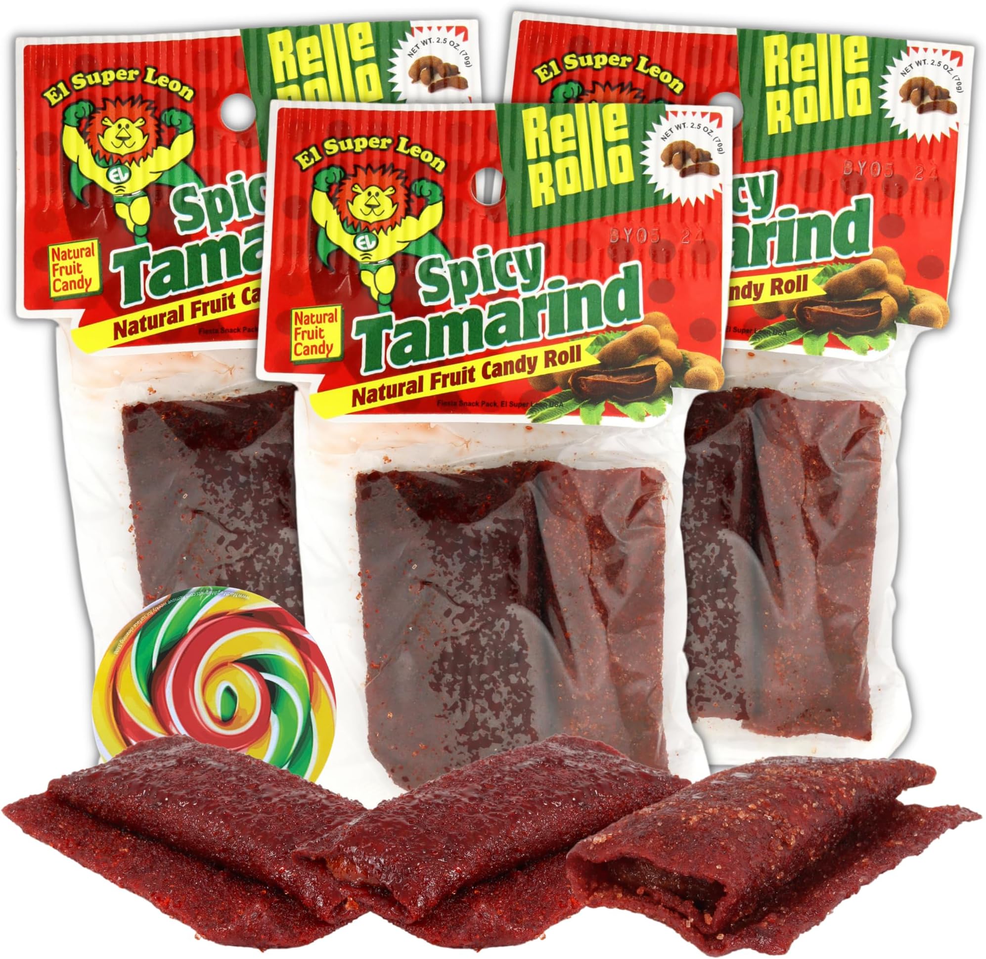 Amazon.com : Needzo Spicy Tamarind Mexican Candy, Chili Gummy Roll Up ...