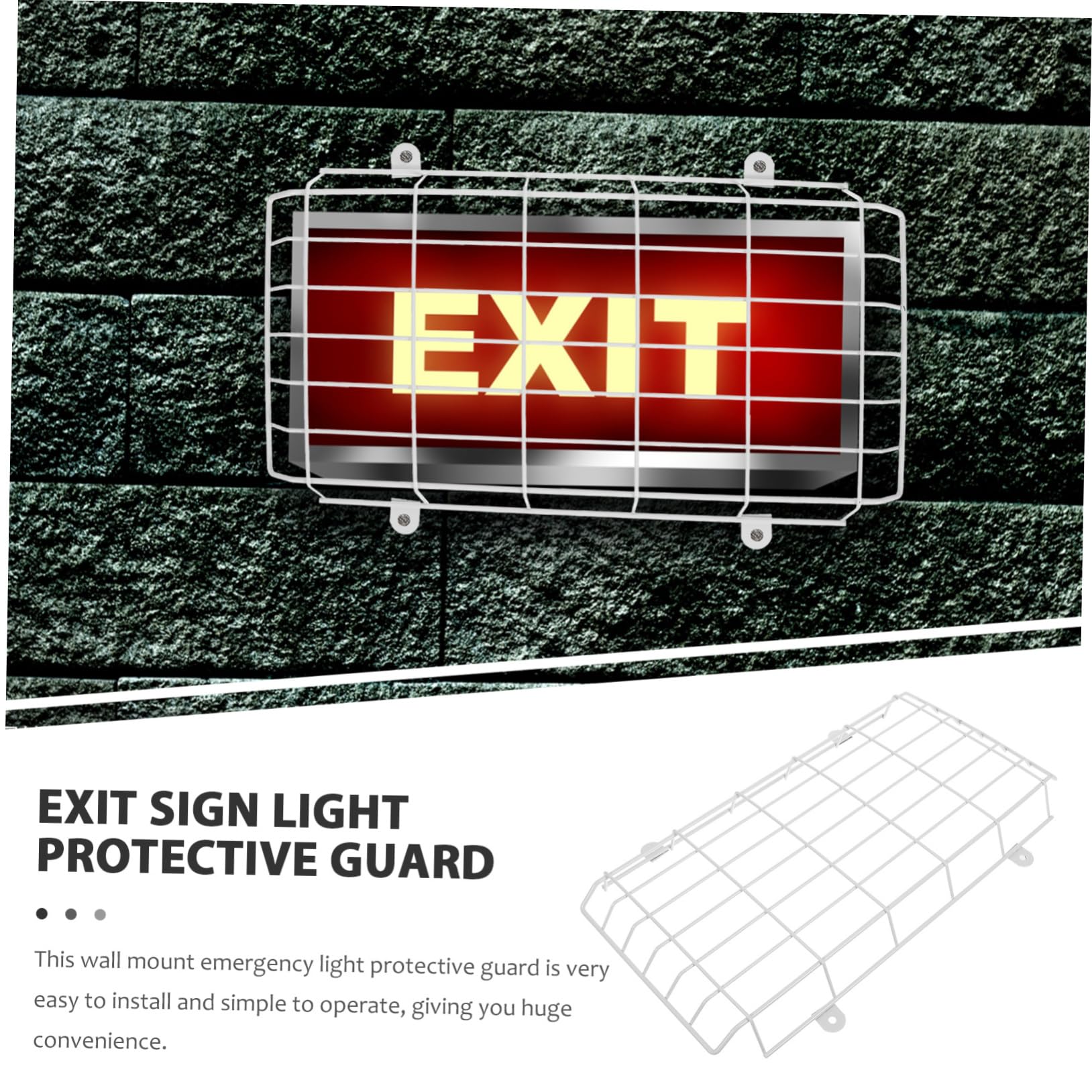 Protective Cages For Emergency Lighting Motion Detector Protective
