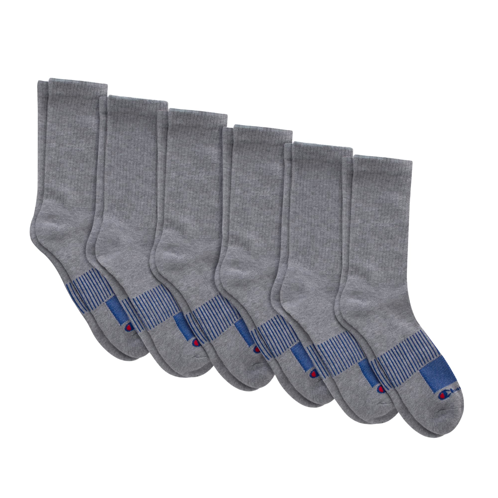 Champion Men's, Performance Crew Socks, 6-Pack at Amazon Men’s Clothing ...
