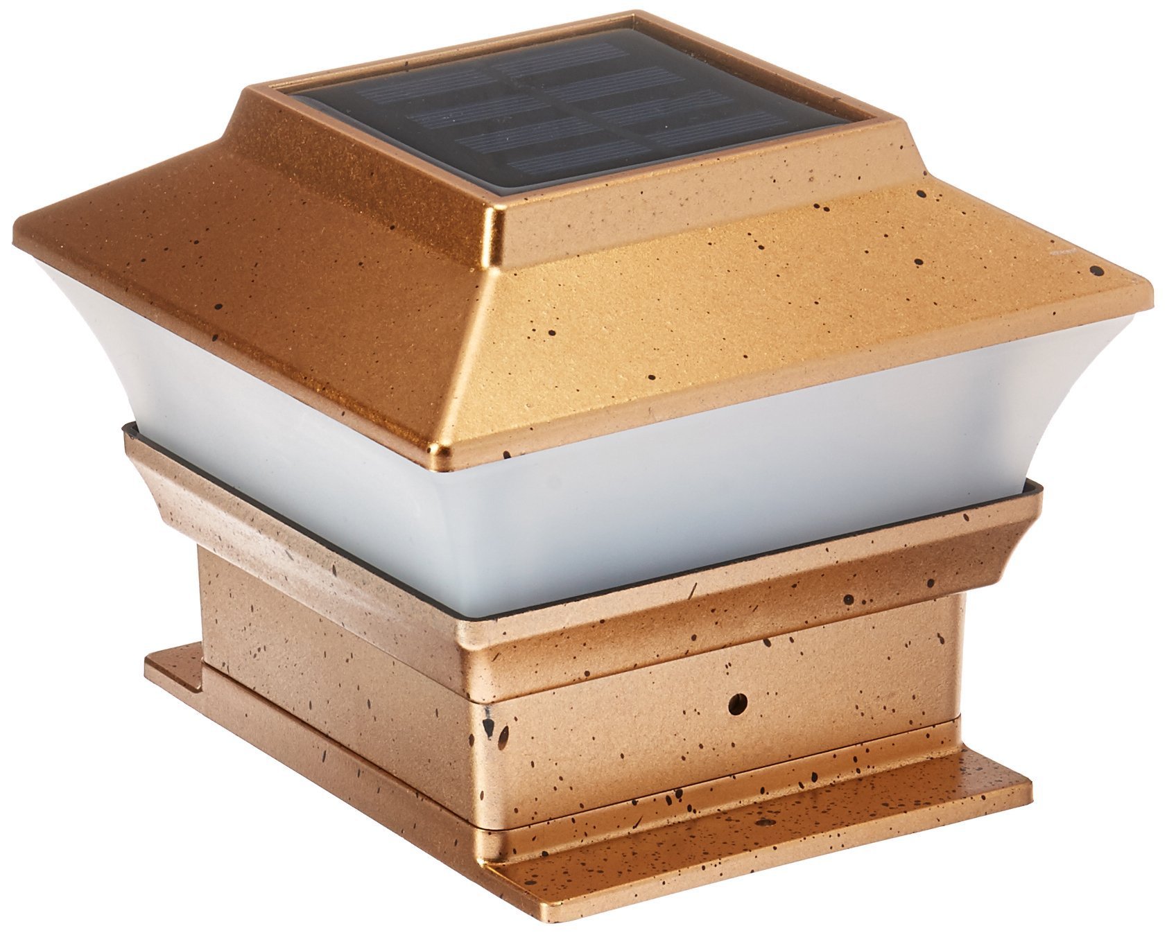Copper Deck Post Solar Lights SUNWIND Solar Post Cap Lights Outdoor