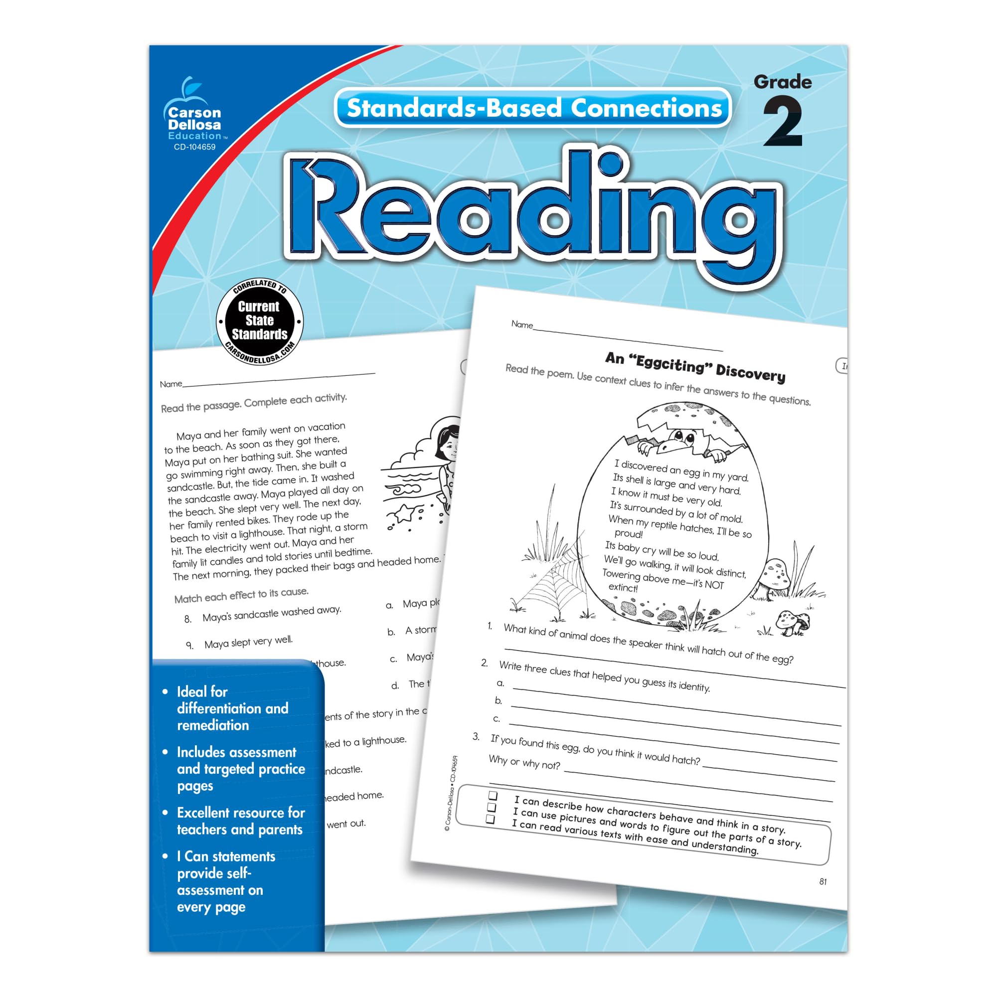 Amazon.com: Reading, Grade 2 (Standards-Based Connections ...