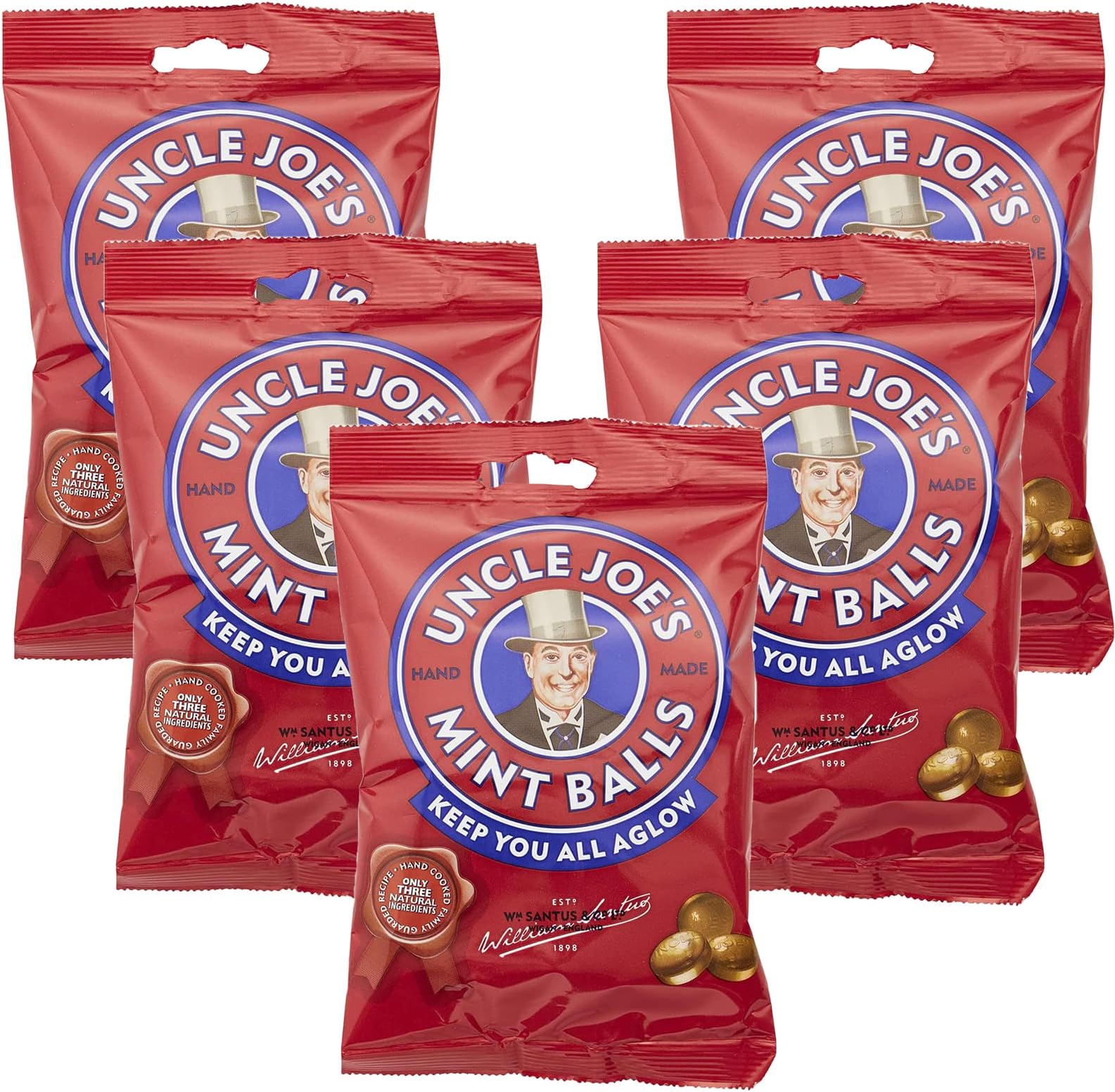 Amazon.com : Uncle Joe's Mint Balls | Handcrafted British Candy | with ...