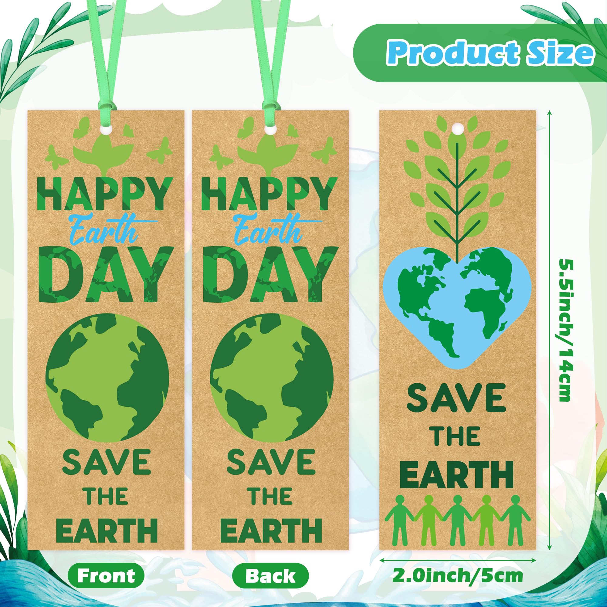 Snapklik.com : Earth Day Prizes Bookmark - 240Pcs Save The Earth ...