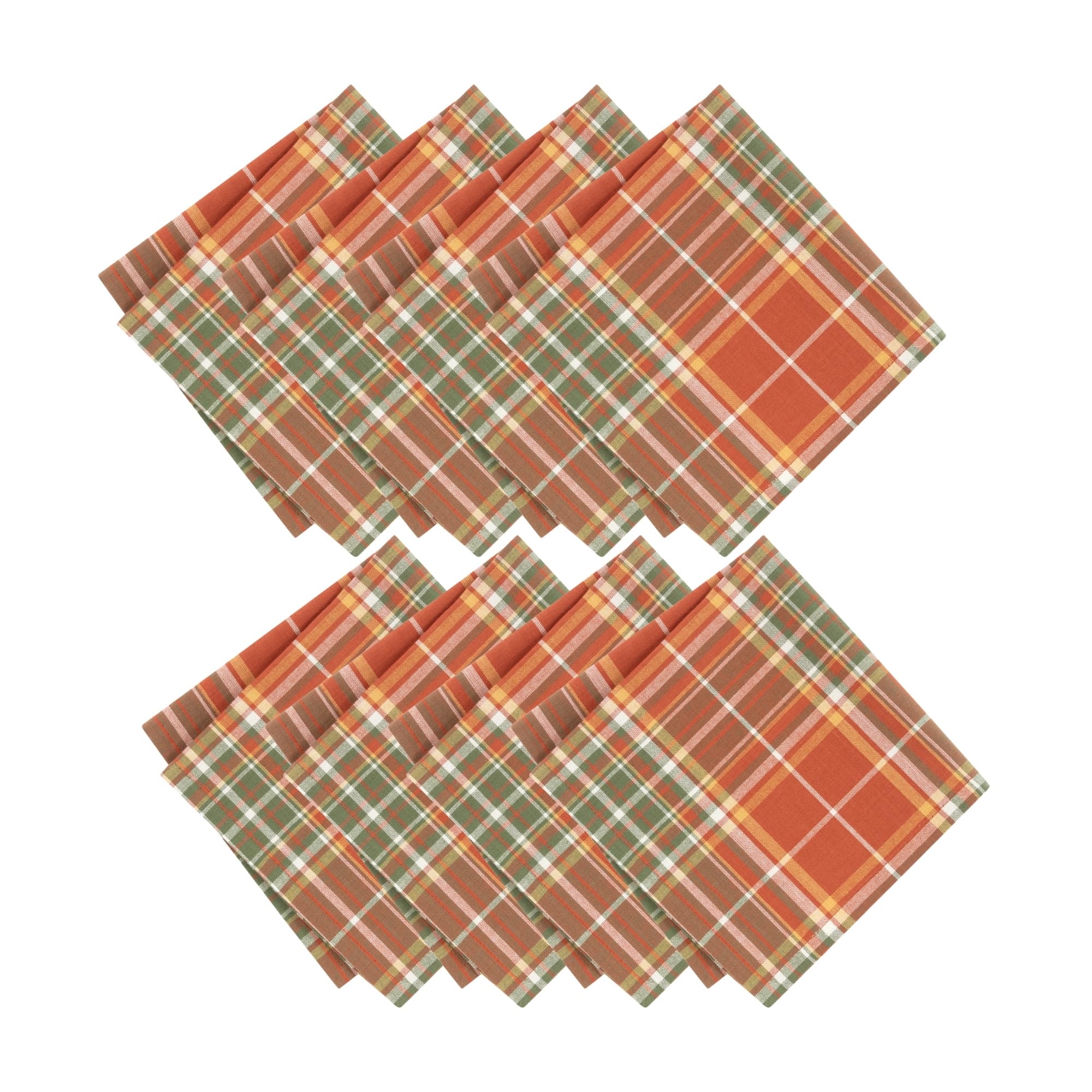 Amazon.com: Elrene Home Fashions Hawley Plaid Fall/Harvest Thanksgiving ...