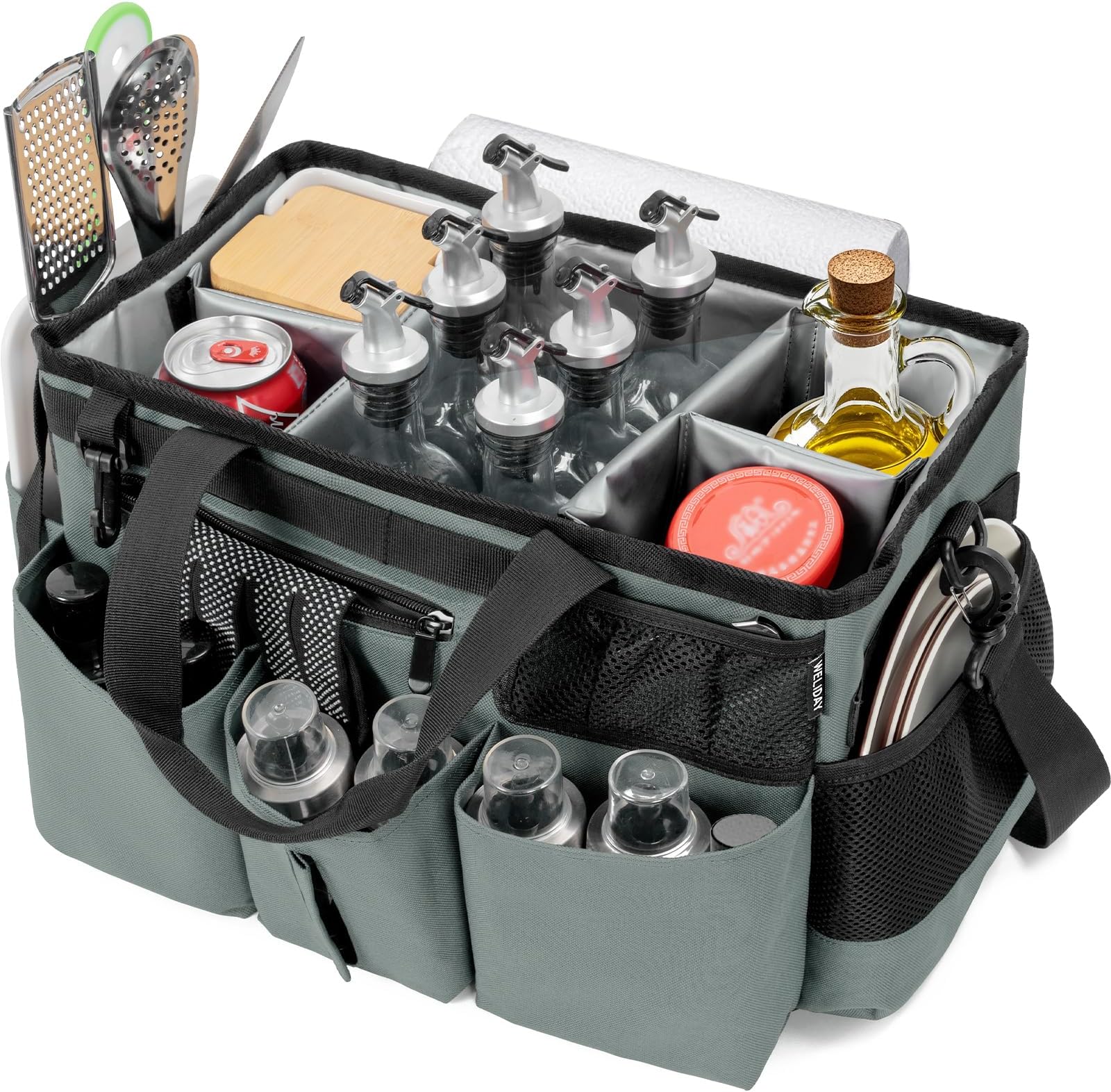 Amazon.com: King Peach Clever Grill Caddy - Makes a great Tailgating or ...