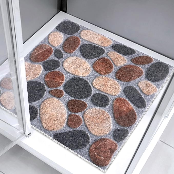 Square Shower Mat 60x60cm Non Slip Anti Mould Bathmat for Inside Shower ...
