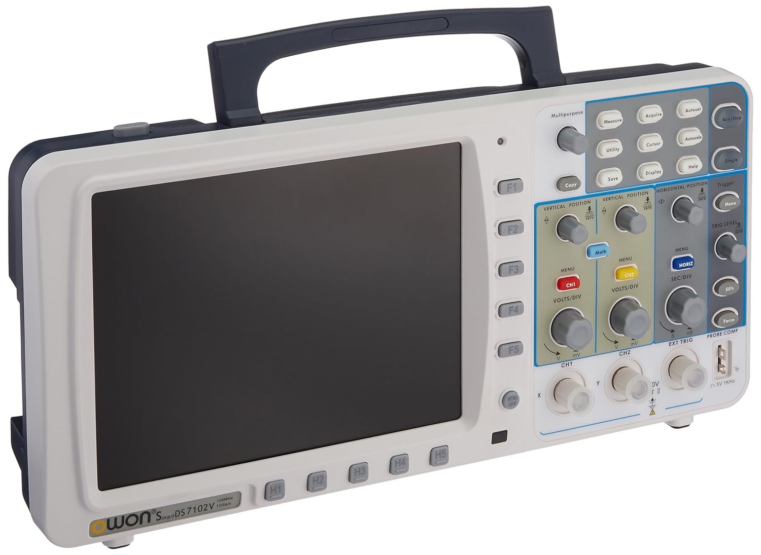 Owon SDS7102 Deep Memory Digital Storage Oscilloscope, 2-Channel with ...