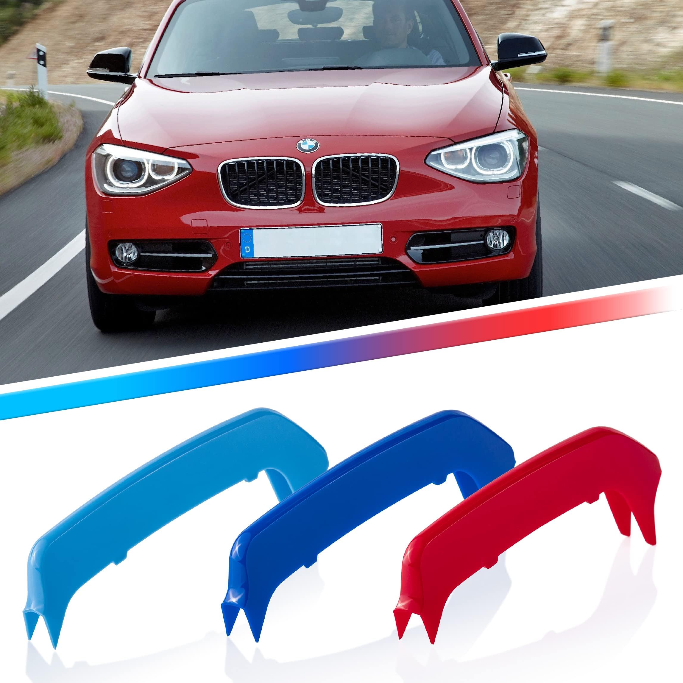 AutoXpress | /// M-Sport M-Power 9 Slats Kidney Grill Grille Tri-Color ...