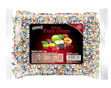 Amazon.com : Colombina Delicate Fruit Filled Drops Individually wrapped ...