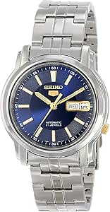 Amazon.com: Seiko Reloj automático de acero inoxidable SNKL79 para ...