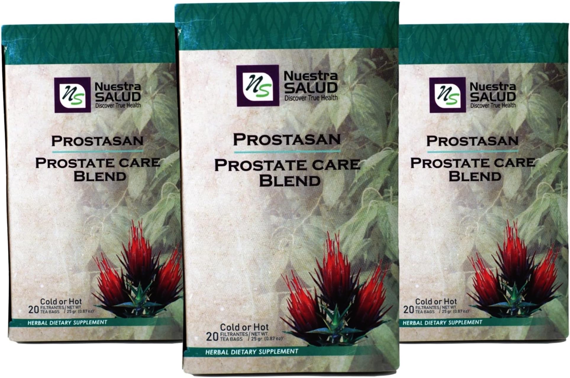 Amazon.com : Prostate Tea - Herbal Tea Blend - Prostasan Te - Value ...