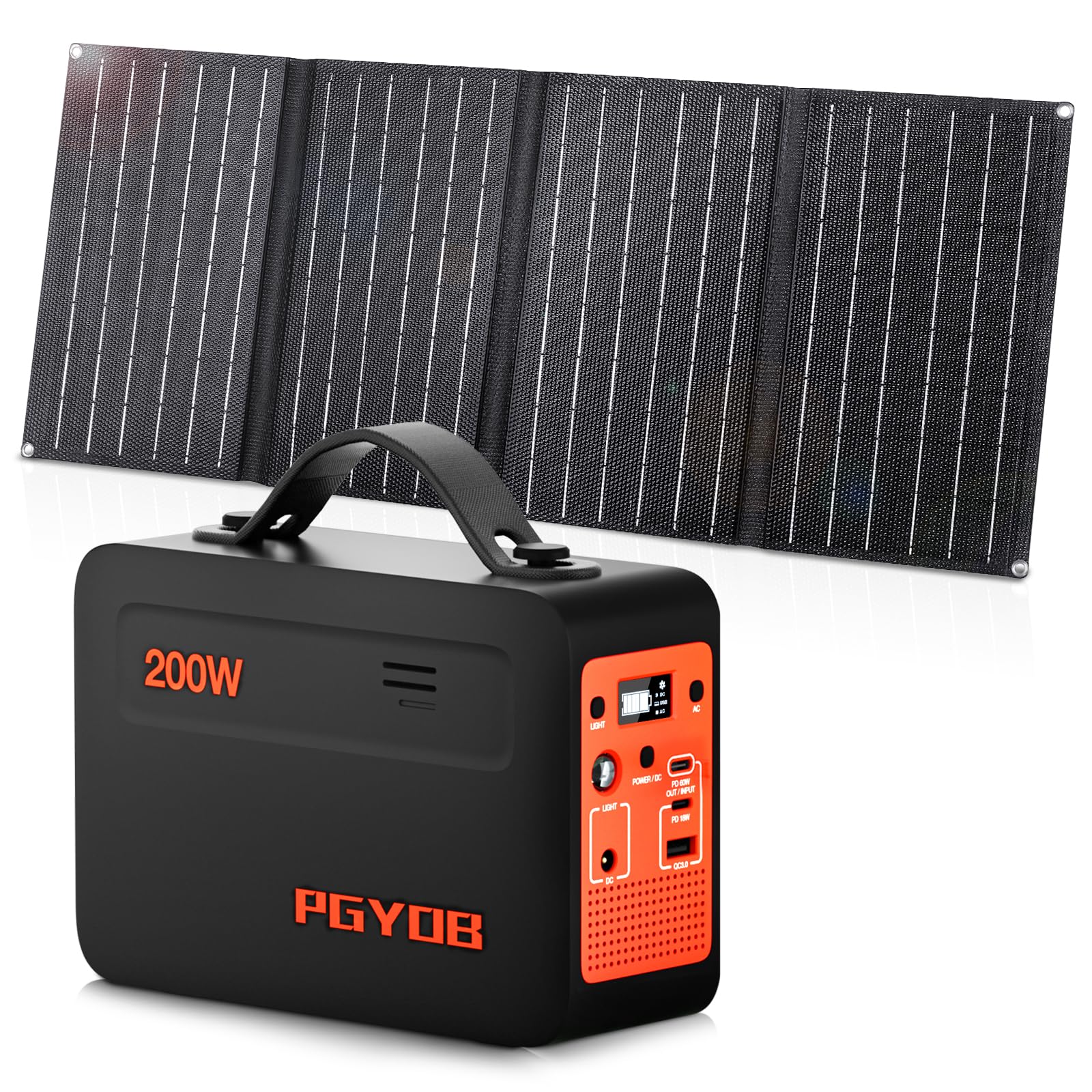 200w Portable Power Station With 23w Solar Panel 102 4wh | Desertcart INDIA