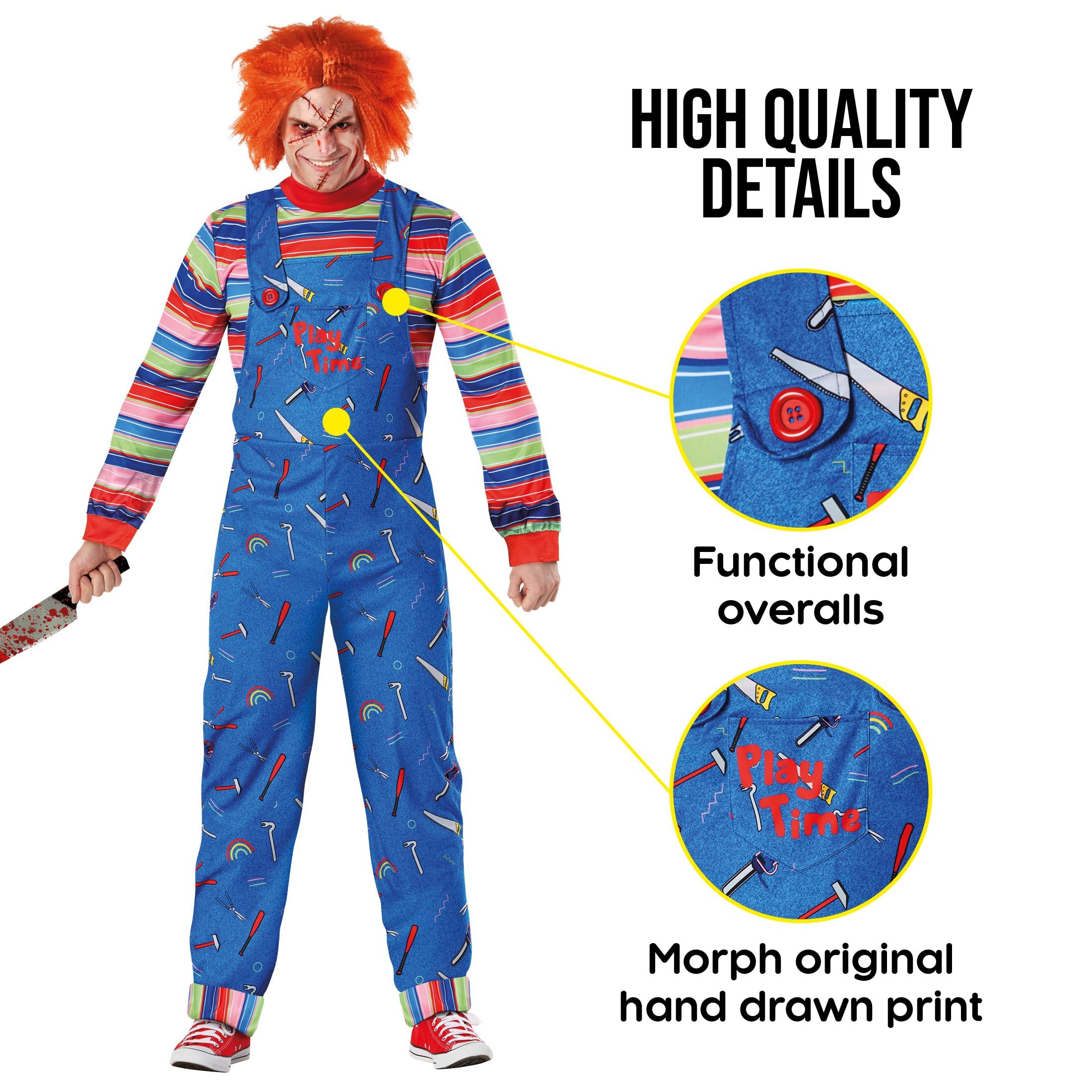 Morph Play Time Killer Costume Mens Halloween Costumes For Men Horror ...