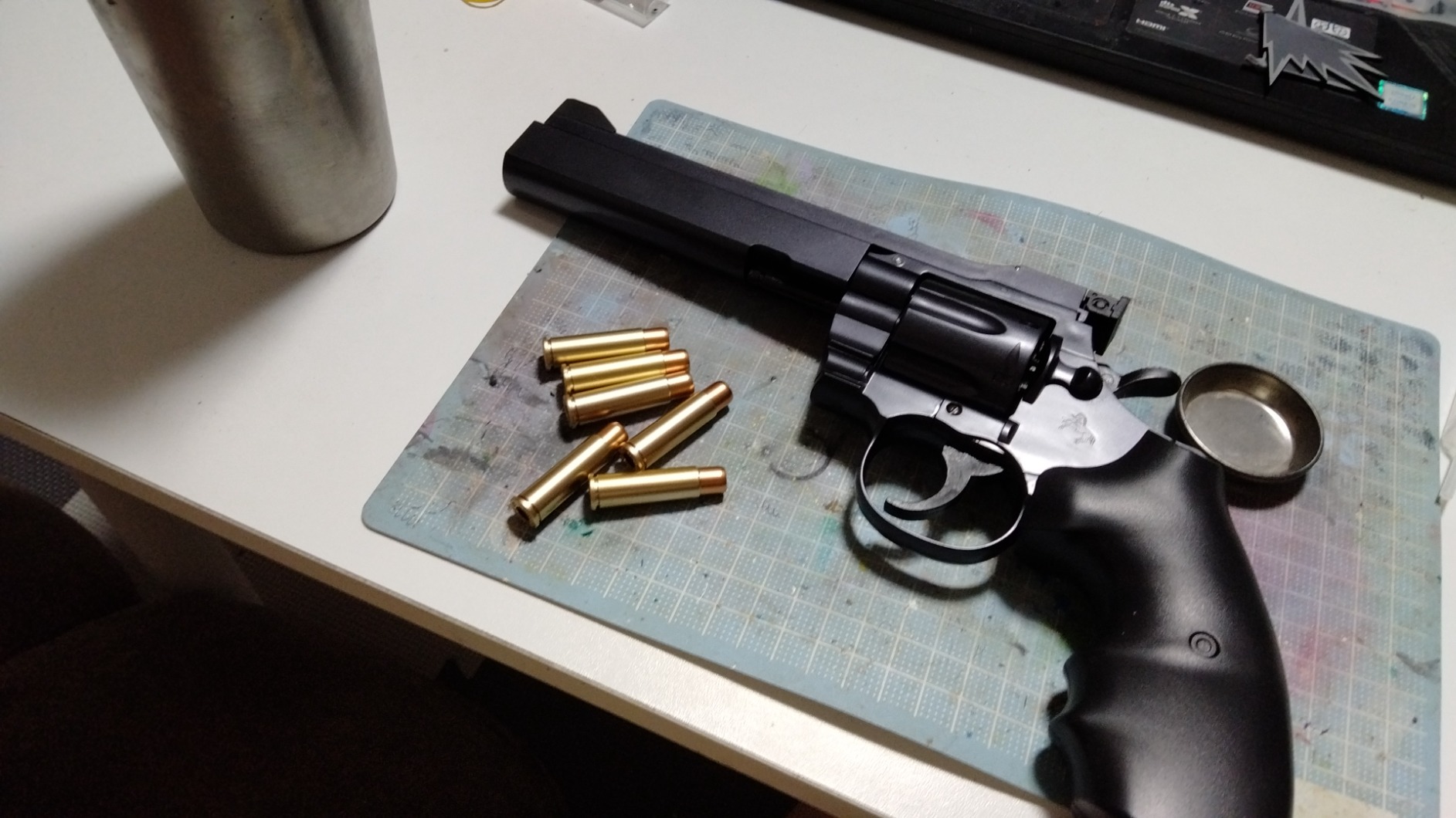 Amazon.co.jp: Tokyo Marui No.11 Colt Python .357 Magnum PPC Custom 6 Inch Black Model Air Hop ...