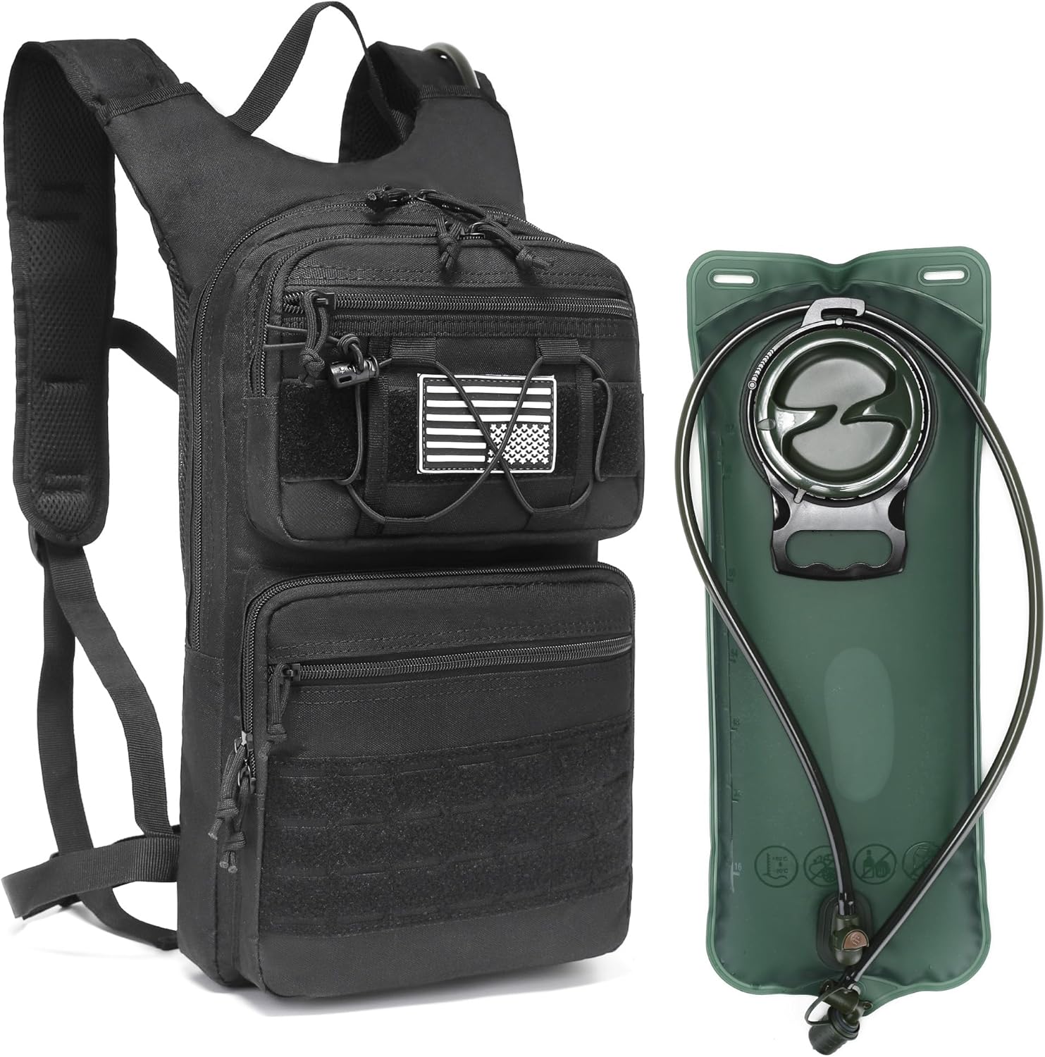 Amazon.com : Tactical Hydration Pack Water Backpack for Hiking Outdoor ...