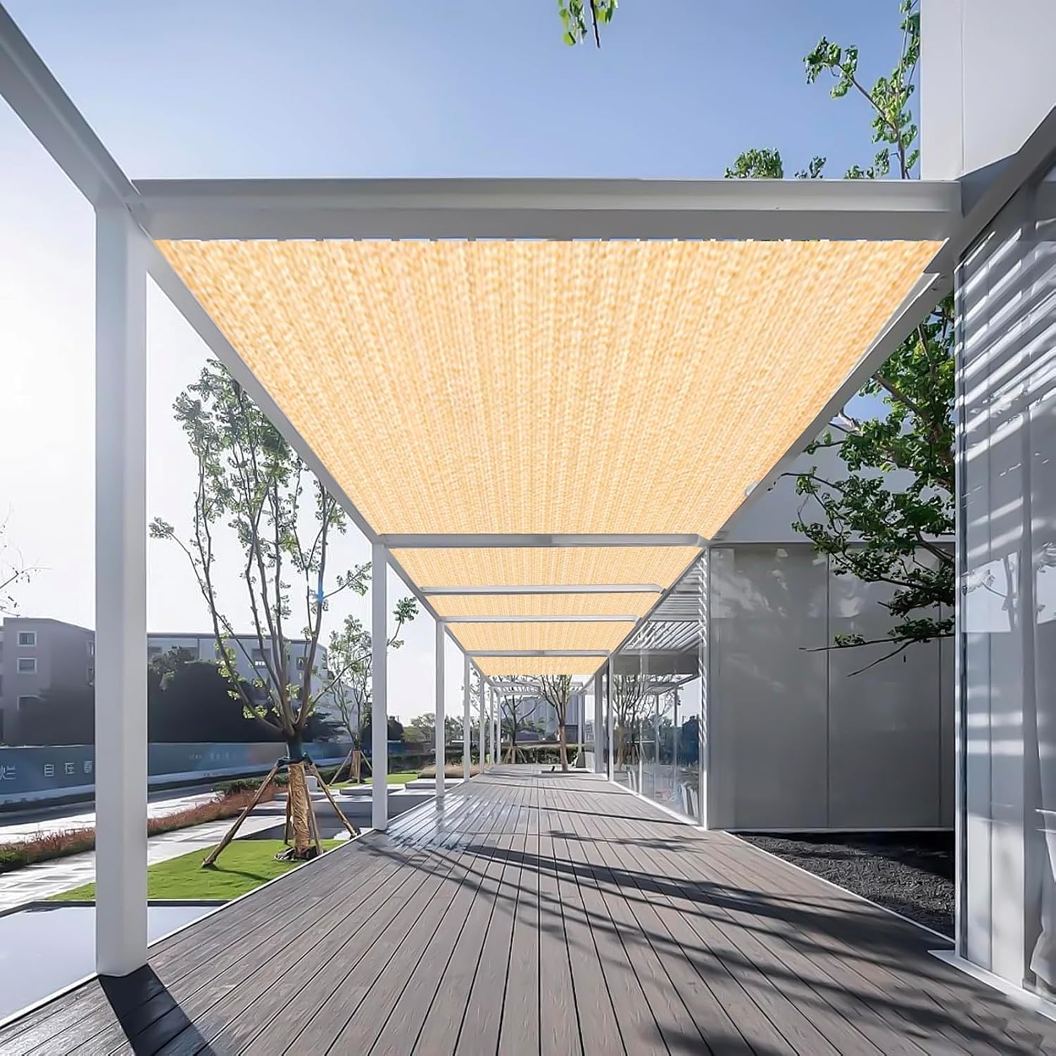 Amazon.com : Shade Cloth,Shade Cover Canopy with Gromments,Outdoor ...