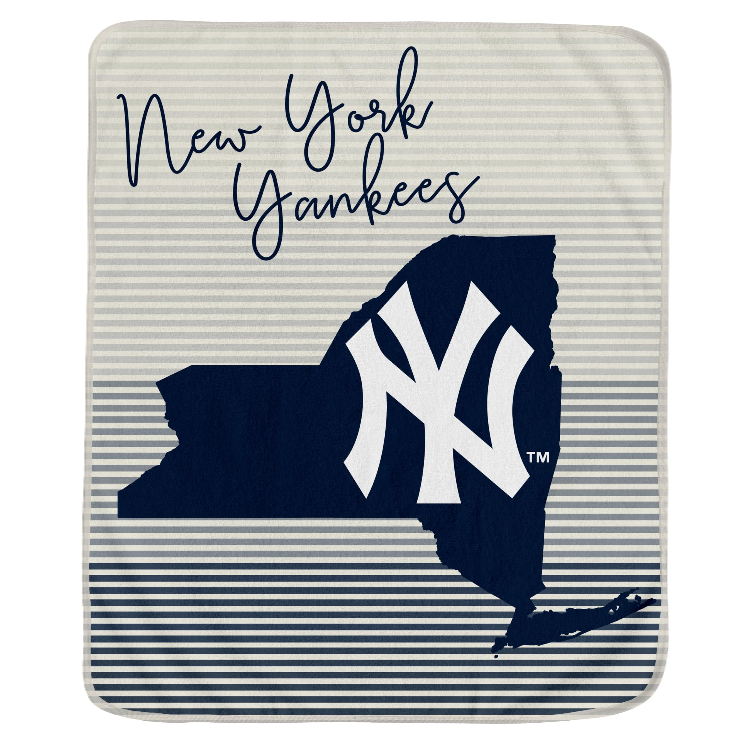 Amazon.com: New York Yankees State Stripe Blanket : Sports & Outdoors