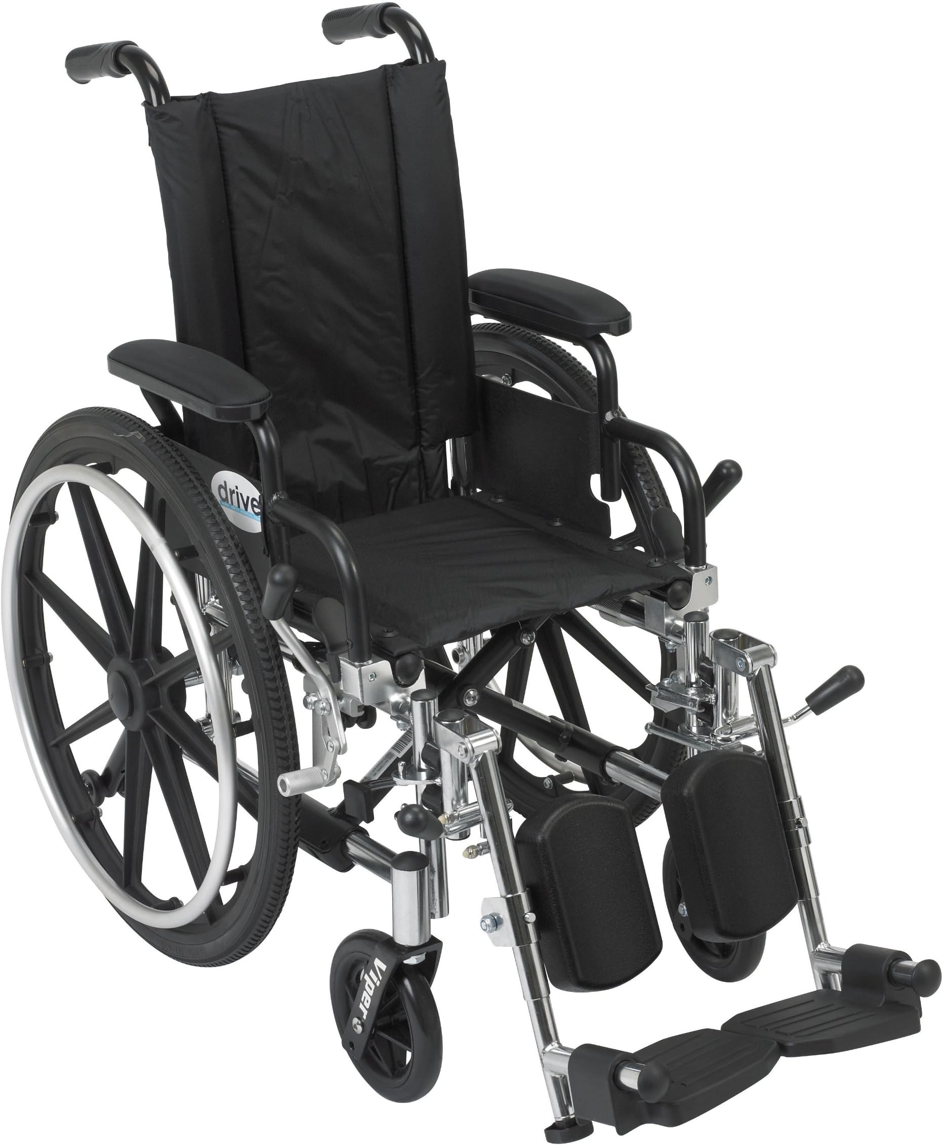 Amazon.com: Drive Medical Blue Streak Wheelchair with Flip Back Desk ...