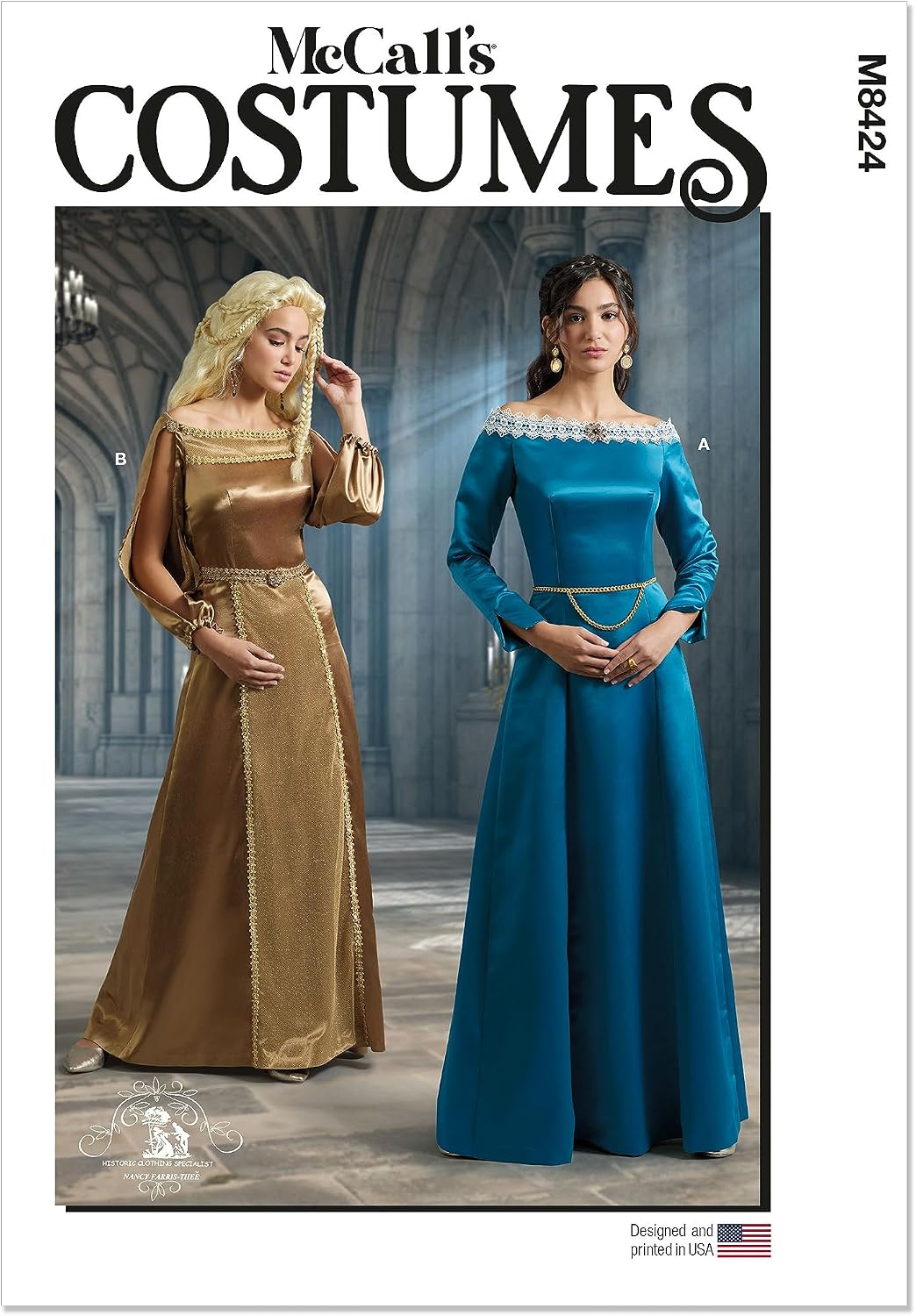 Amazon.com: McCall's M8424K5 Misses' Fantasy Dress Costume Sewing ...