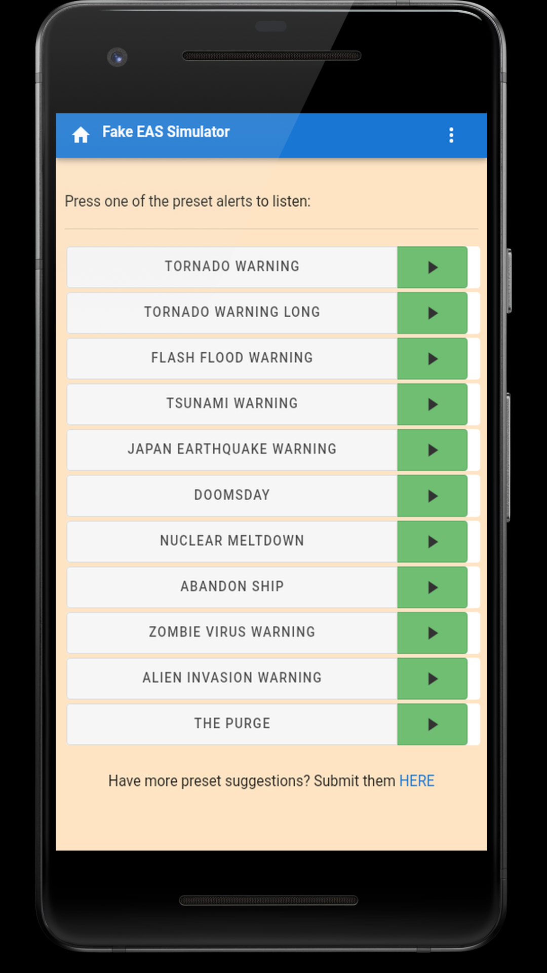 Fake EAS Sounds Simulator - App on Amazon Appstore