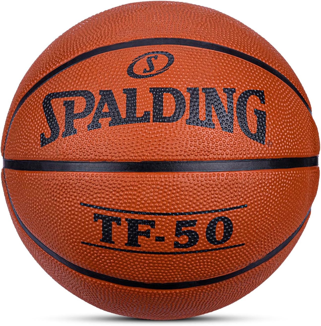 Spalding 8 Panel TF-50 FIBA Approved Rubber Moulded Basketball with ...