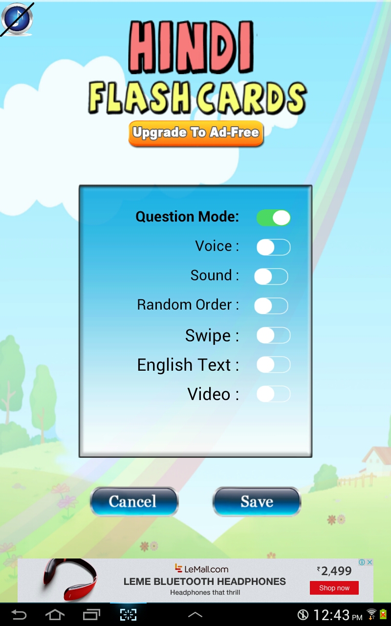 Hindi Baby Flash Cards Free - App on Amazon Appstore