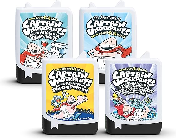 Amazon.com: Tonies Captain Underpants Audiobook Set - 4 Pack : Toys & Games