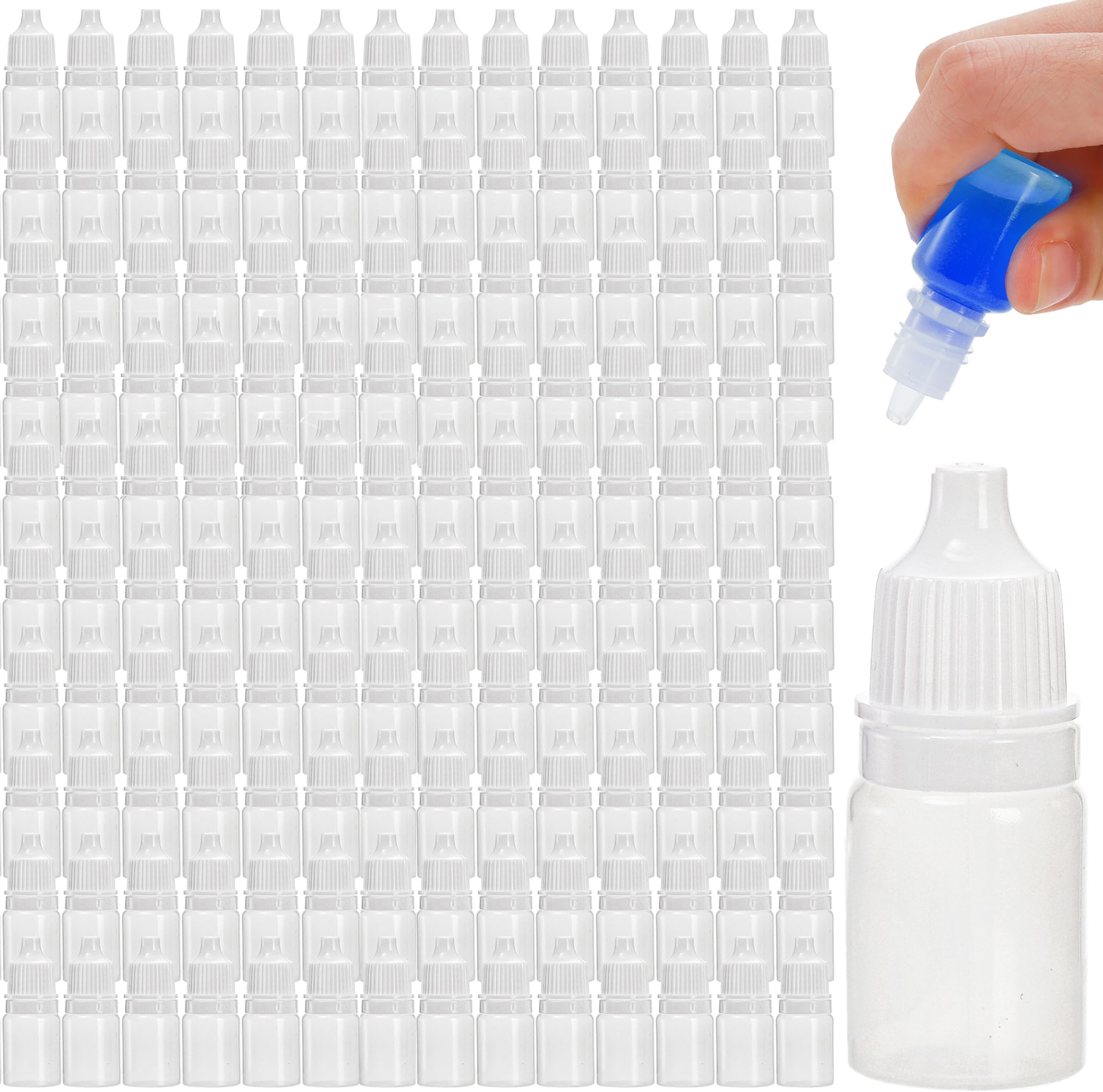 Amazon.com: Nicunom 150 Pcs Plastic Dropper Bottle, 5ML Empty Plastic ...