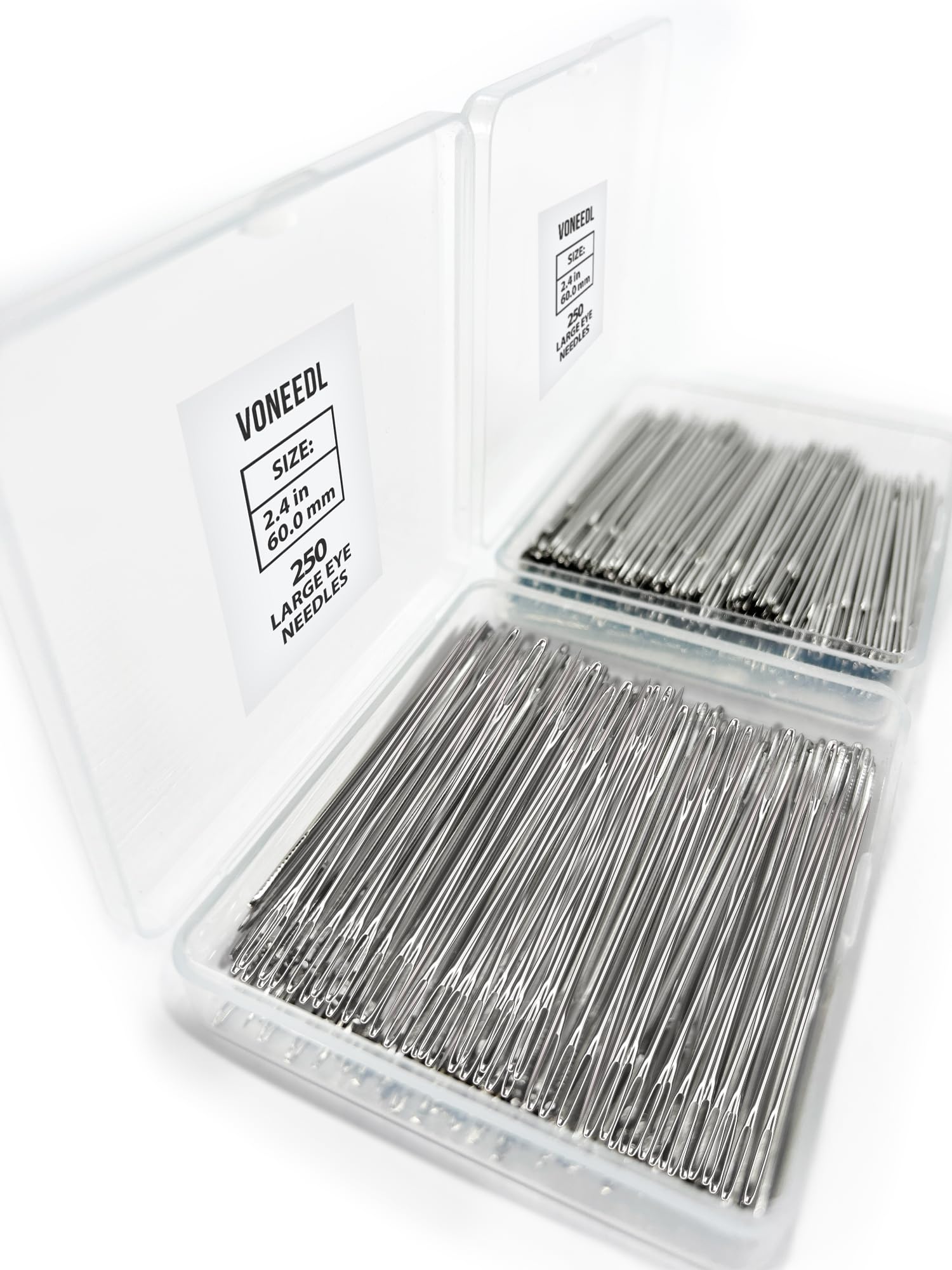 Amazon.com: VONEEDL 500 PCS Large Eye Heavy Duty Sewing Needles - Bulk ...