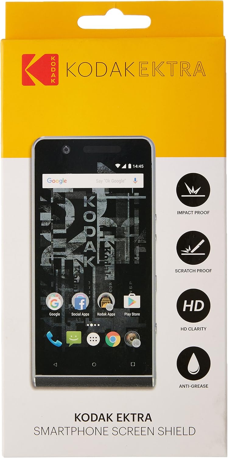 Amazon.com: Kodak Ektra Phone Tempered Glass Screen Shield : Cell ...