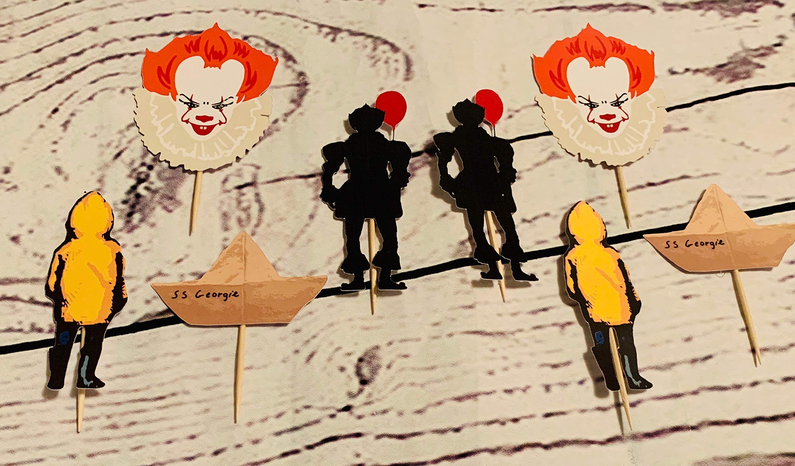 Pennywise Toppers Pennywise Cake Decor Pennywise Party Pennywise ...