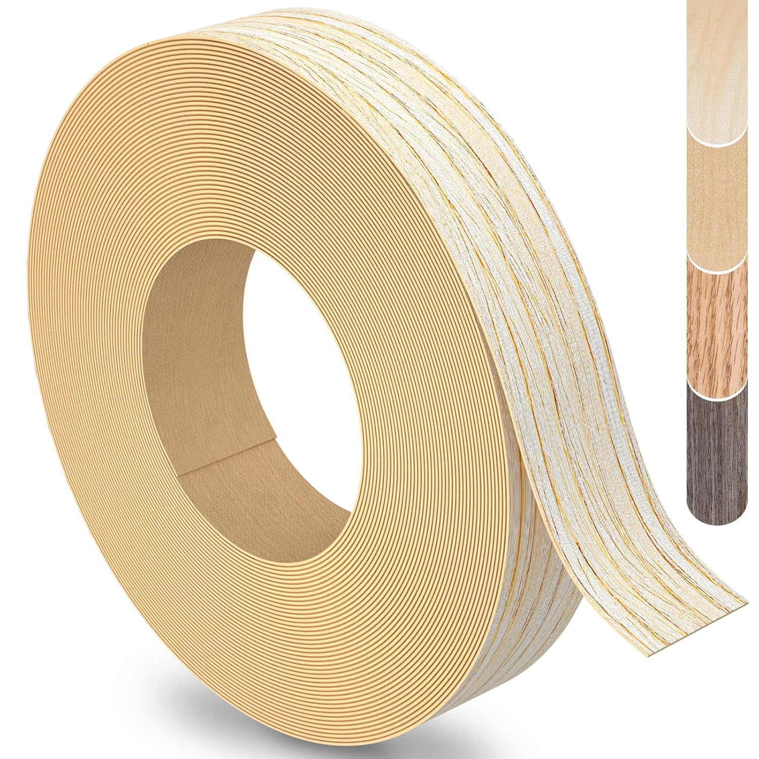 ZYJT White Oak Edge Banding, 3/4 inch x 100ft Roll of Real Wood Edge ...
