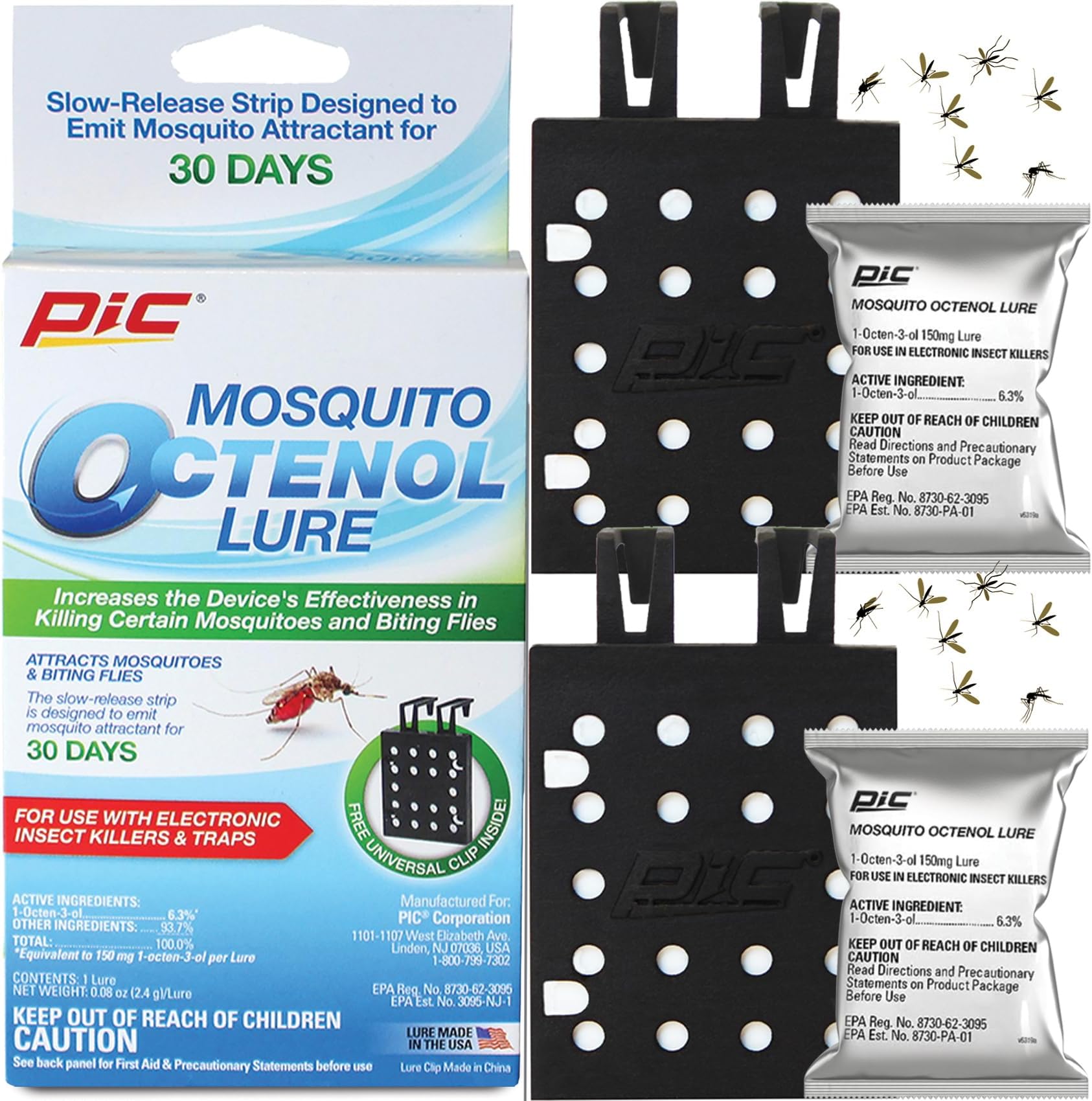 Amazon.com : PIC Mosquito Octenol Lure, White : Patio, Lawn & Garden