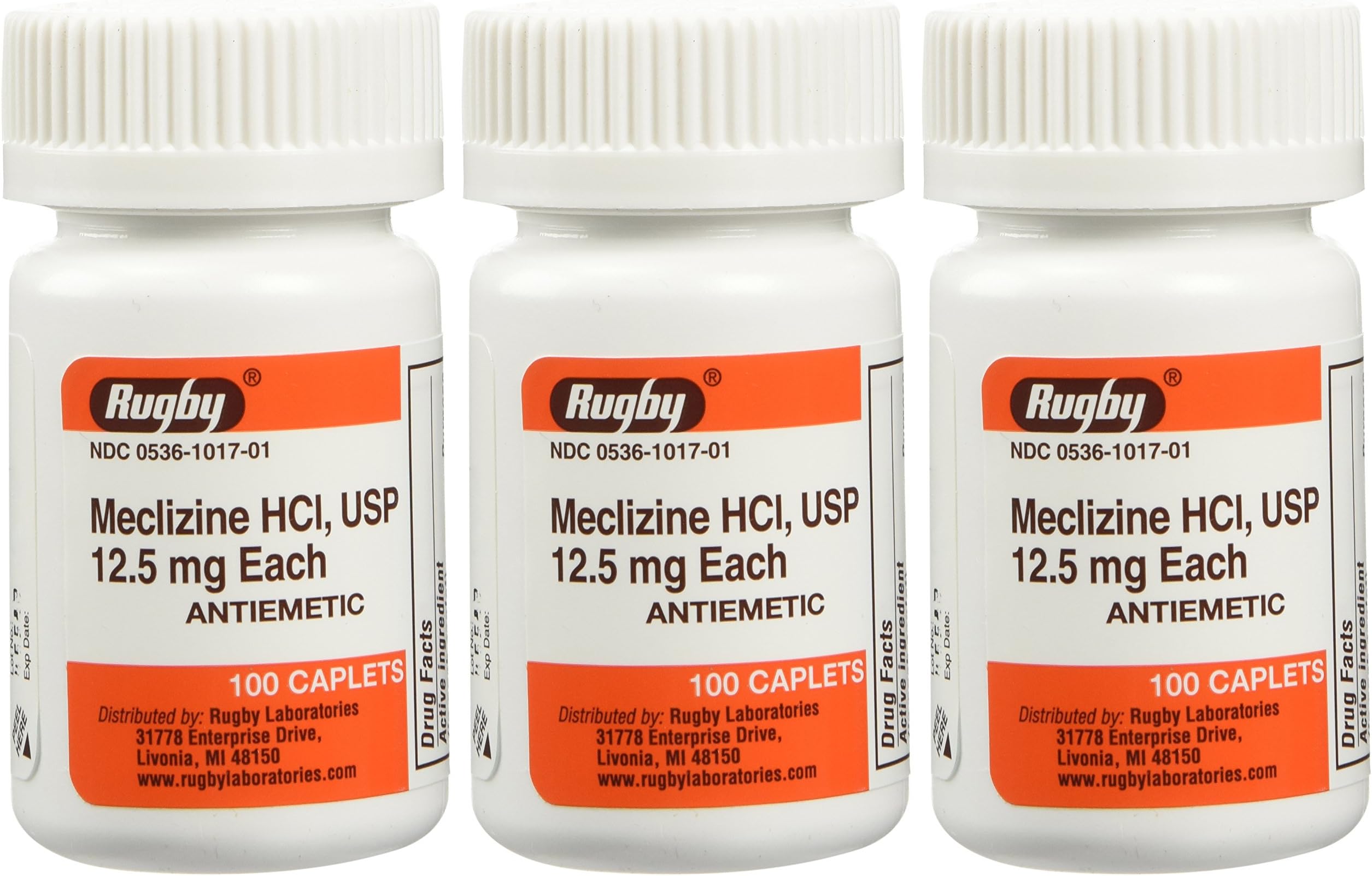 Amazon.com: Meclizine Tablets 12.5mg 100ct (Pack of 3) : Everything Else