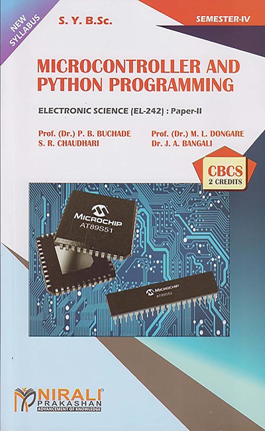 MICROCONTROLLER AND PYTHON PROGRAMMING Electronic Science (EL-242 ...