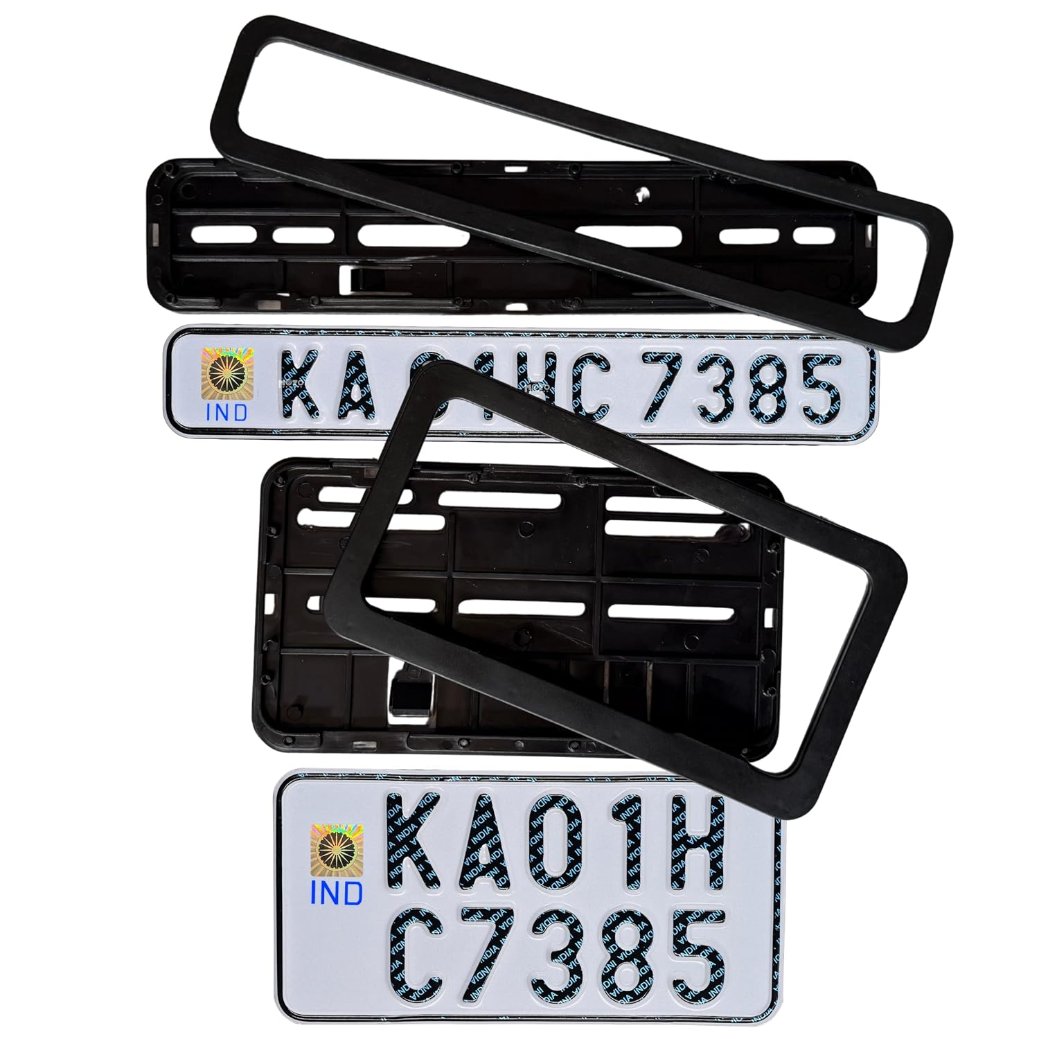 Moto Utility Bike Number Plate and Frame Set – Front (11.2x1.8 in ...