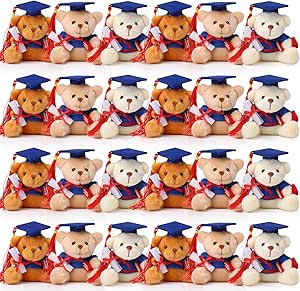 Amazon.com: Zomiboo 24 Pcs Graduation Bears Class of 2025 Bulk 3. 54 ...