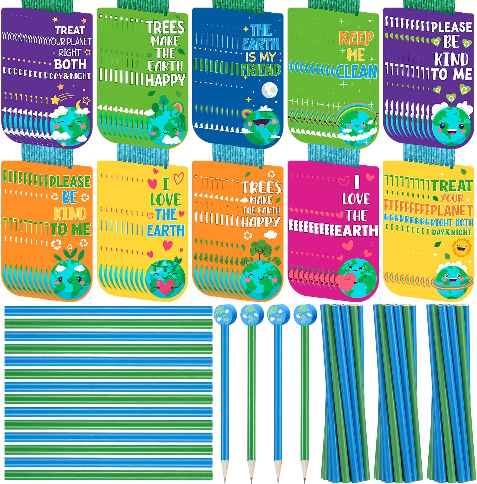 Amazon.com: Frienda 90 Pcs Earth Day Party Favors Gift, Earth Day ...