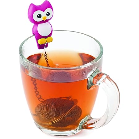 Amazon.com: Cute Tea Infuser, Stainless Steel Loose Tea Leaf Infuser ...