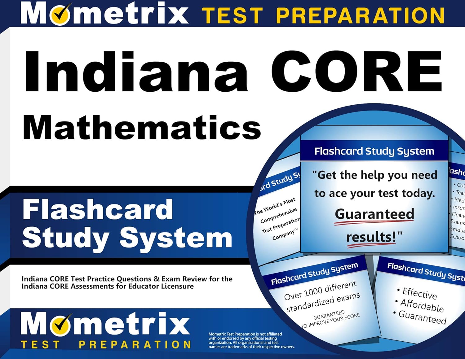 Indiana CORE Mathematics Flashcard Study System: Indiana CORE Test ...