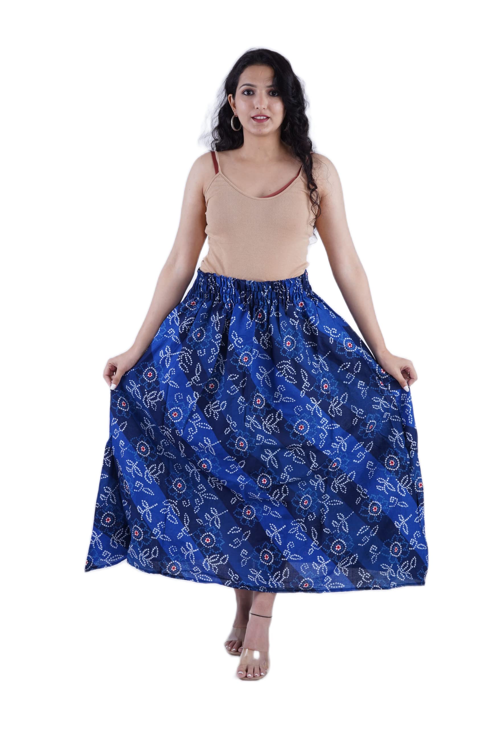 Buy Alphanic Cotton Woman/Girl Traditional Bandhani Rajasthani Jaipuri ...