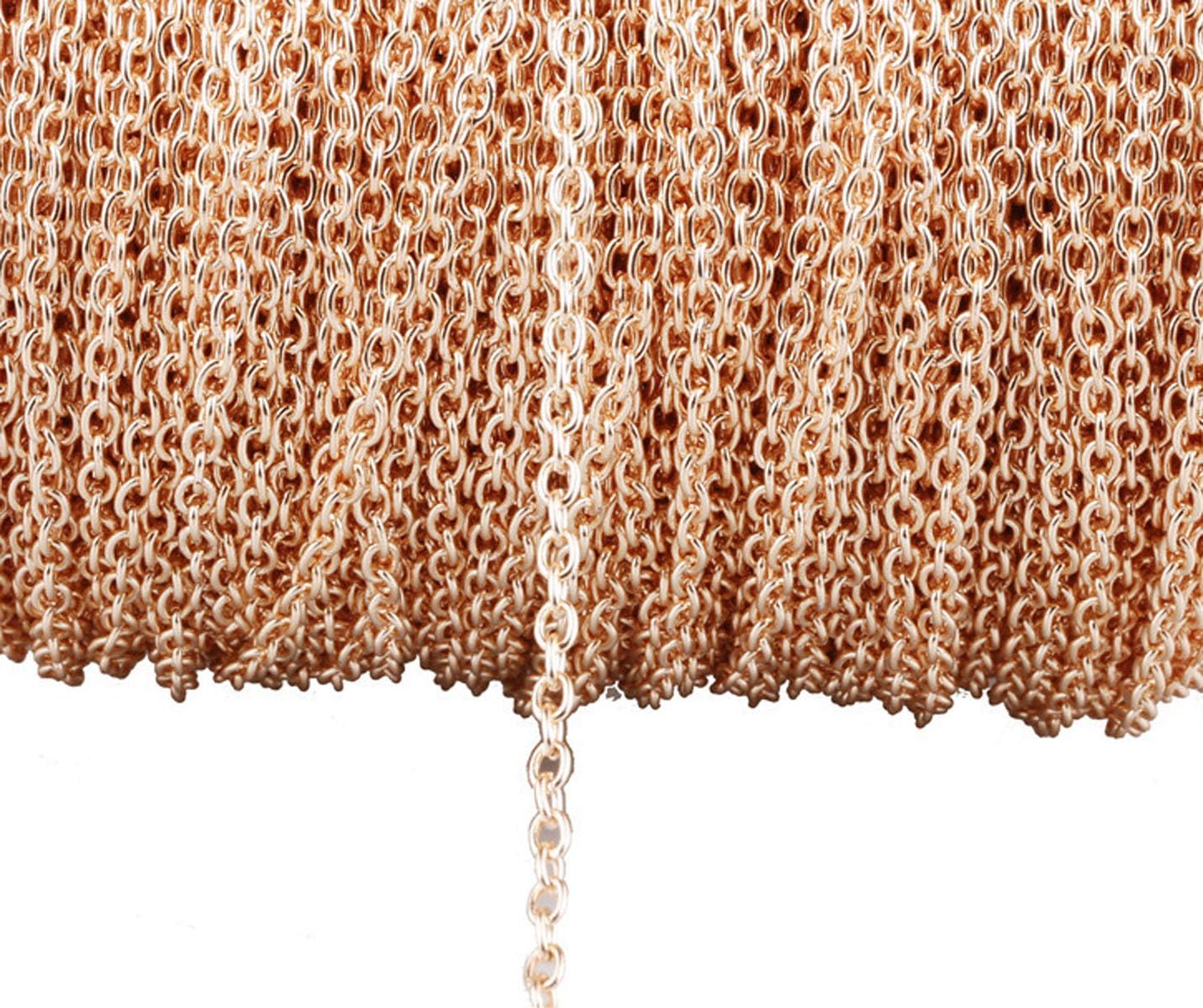 Amazon.com: 32.8 Ft Plated Iron Twisted Chains - Electroplating Does ...