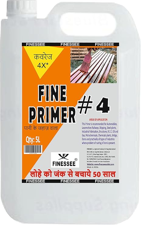 Fine Primer #4 Primer for Preventing Metal from Rust/Corrosion Water ...