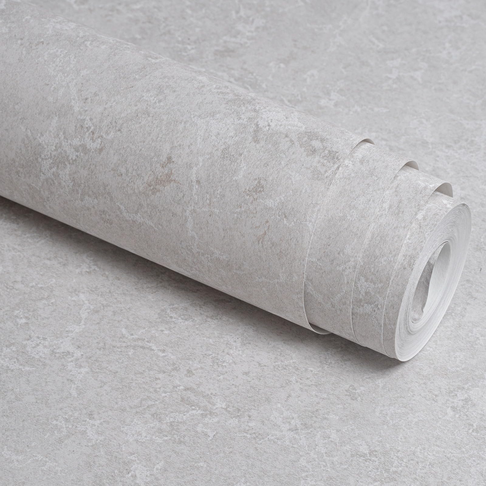 Trafagala Shabby Chic Quartz Texture Wallpaper Light Grey Concrete ...