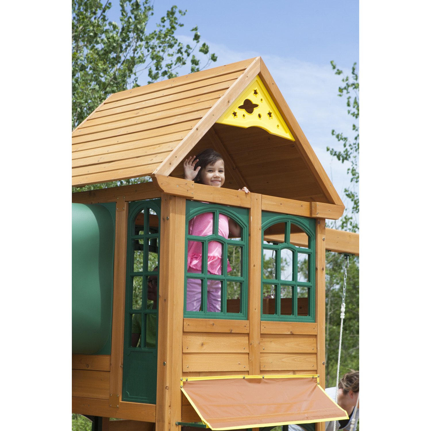 Kidkraft Andorra Cedar Wood Swing Set / Playset F24140 Instructions at ...