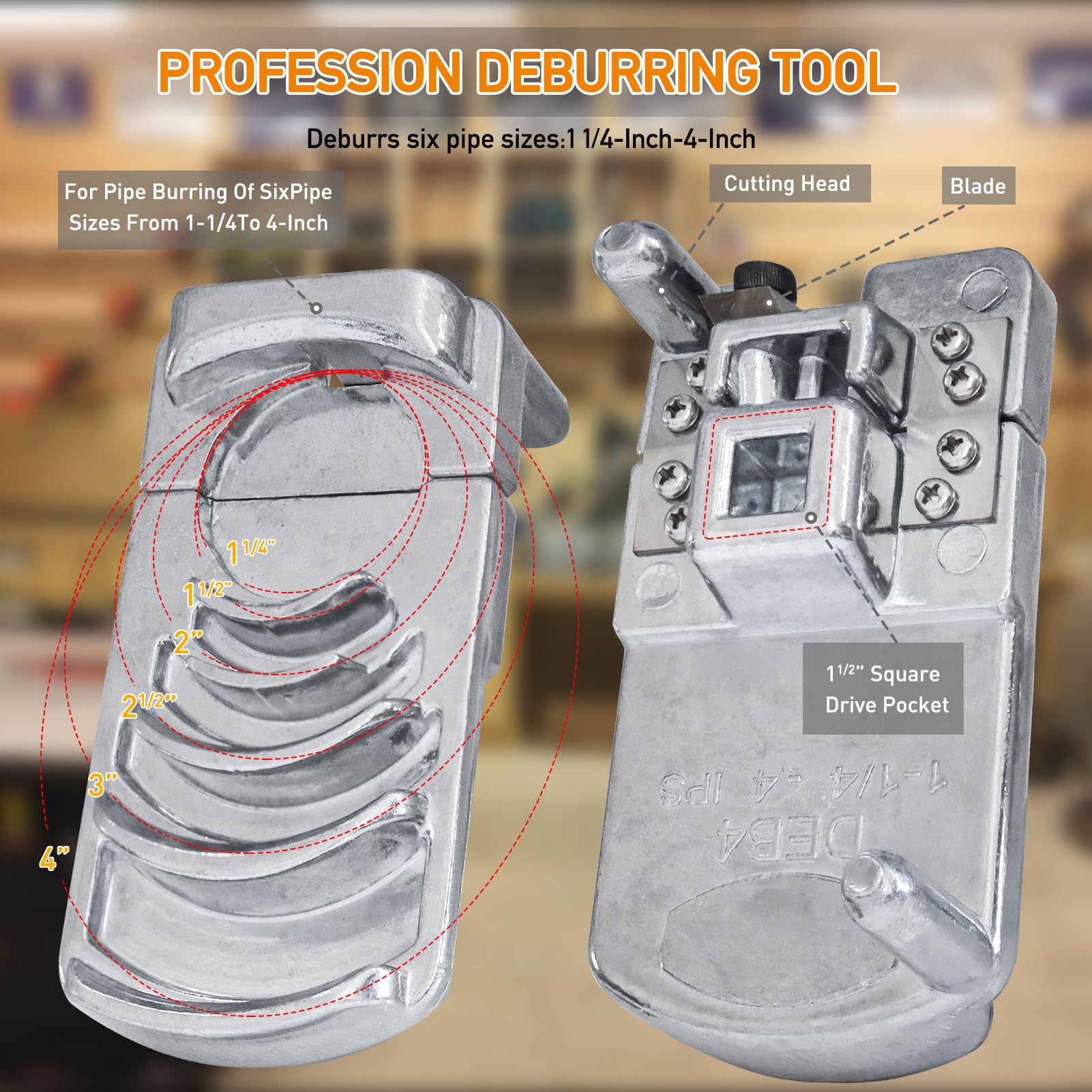 Snapklik.com : PVC Pipe Reamer Deburring Tool For Plastic PVC Pipe ...