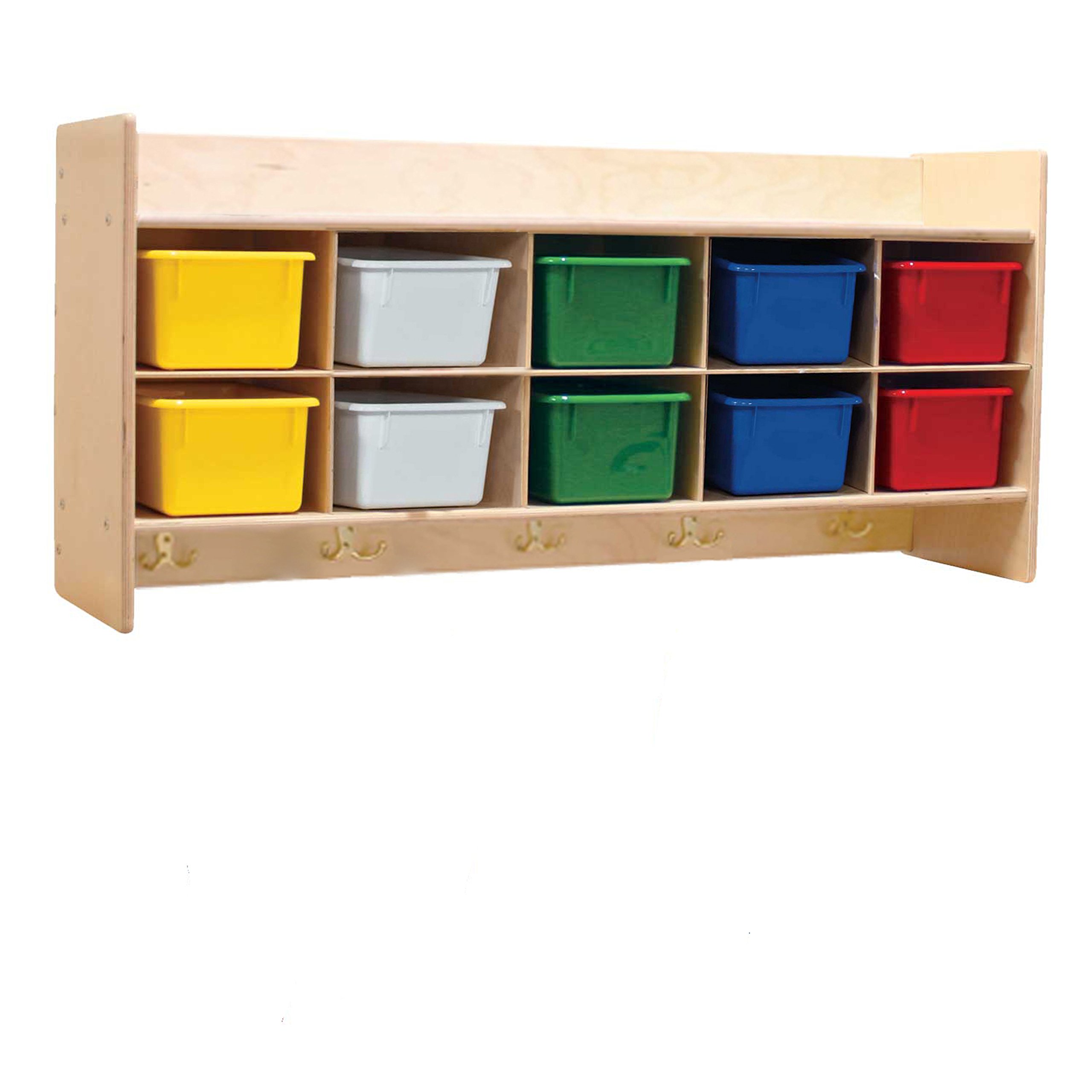 Amazon.com: Contender 10 Section Storage Cabinet with Assorted Plastic ...