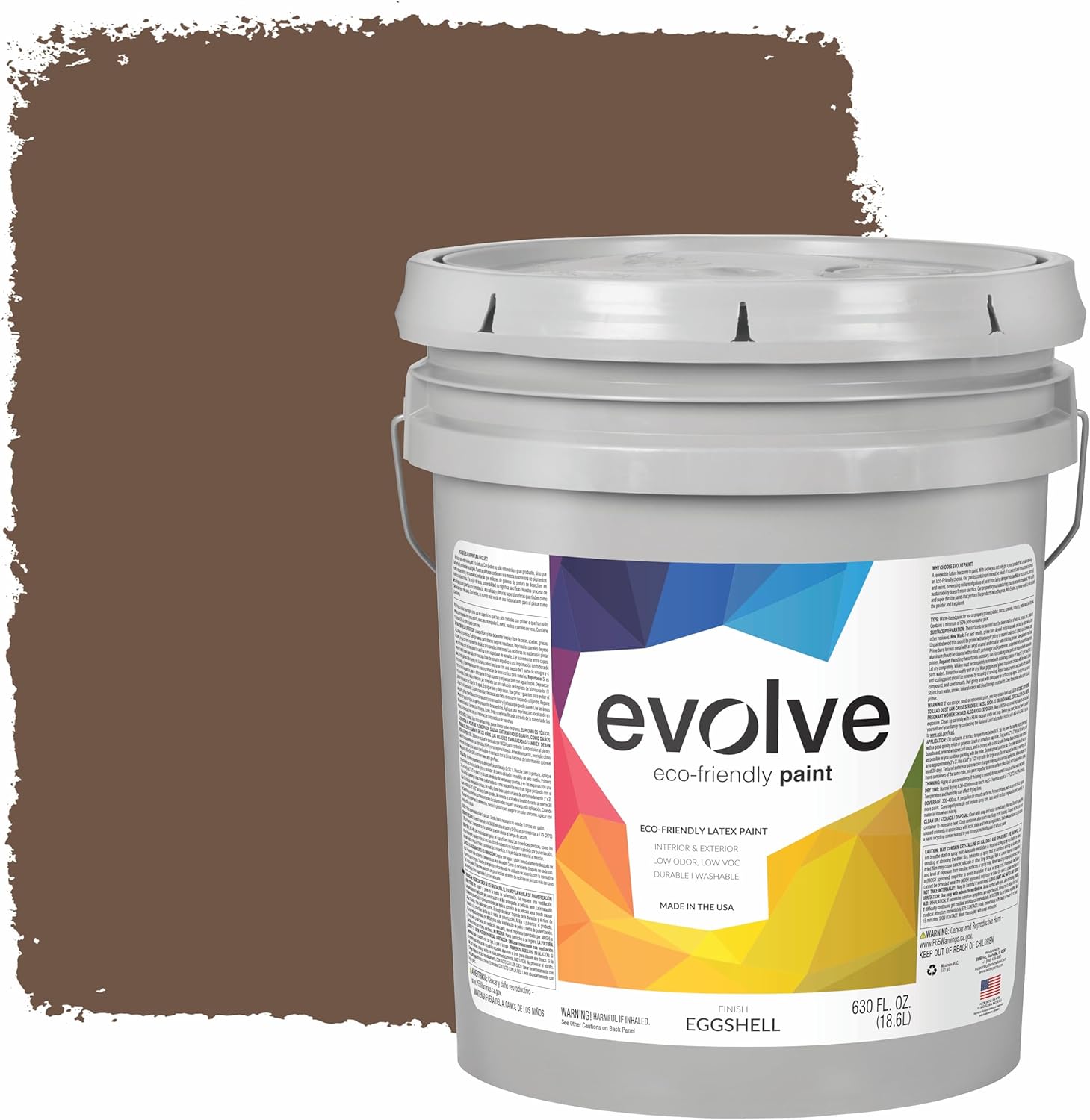 EVOLVE Paint & Primer: Environment-friendly, Low Sheen with One-coat Coverage for Interior ...