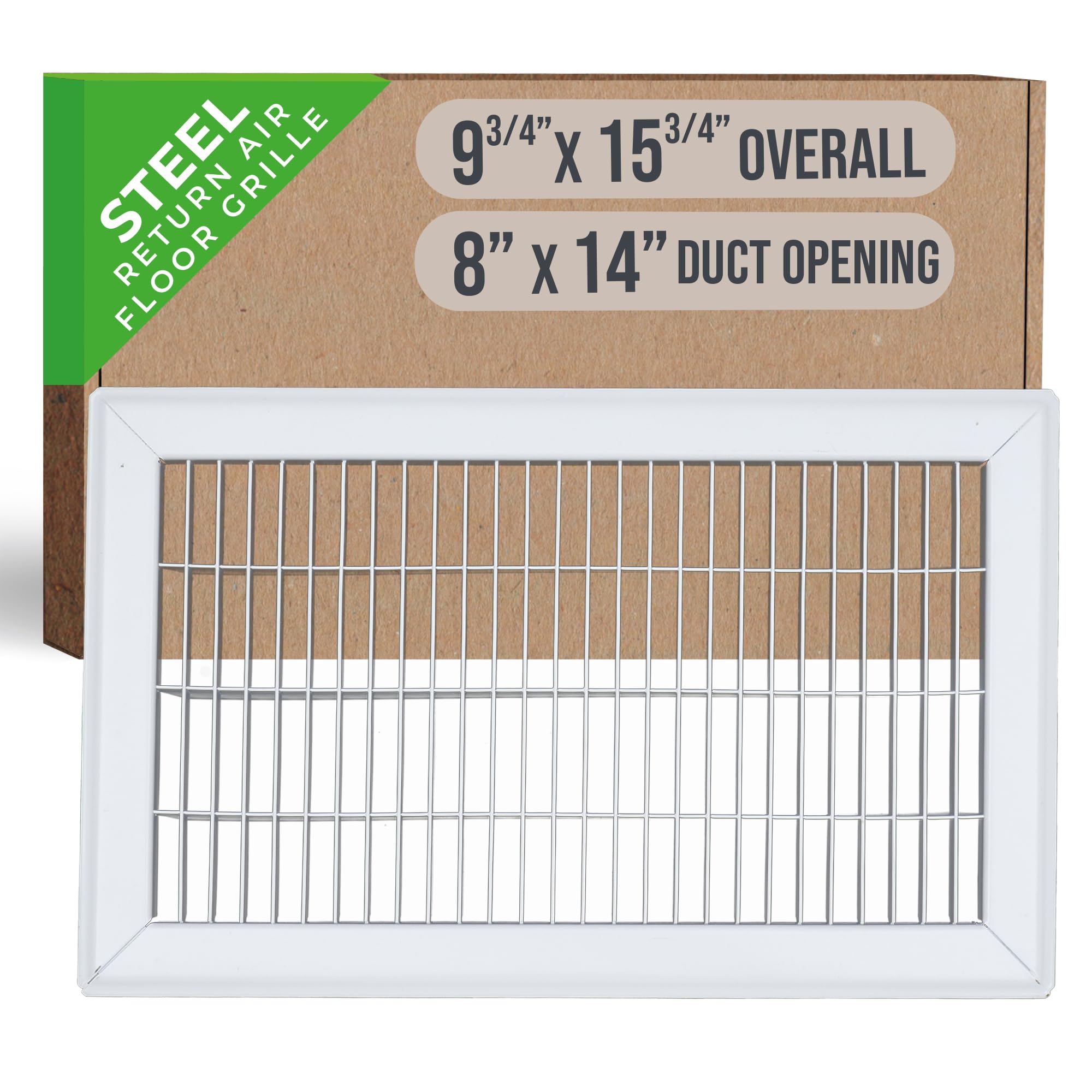 Fits 8x14 and 14x8 Duct Opening | Return Air Floor Grille by Handua ...