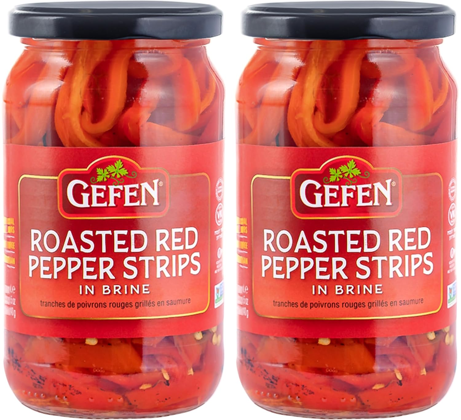 Amazon.com : Gefen Roasted Red Pepper Strips, 16 oz (2 Pack) | Roasted ...